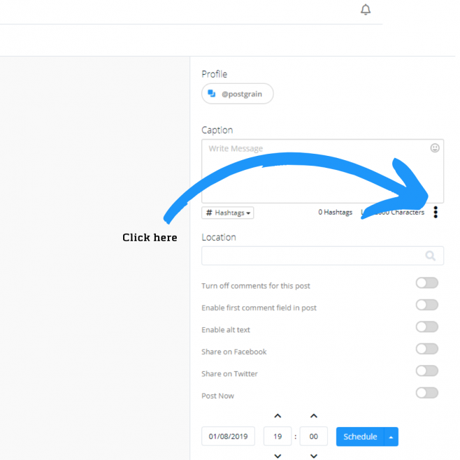 How to do a line break on Instagram - Postgrain