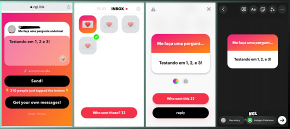 Como usar o NGL no Instagram para receber mensagens anônimas