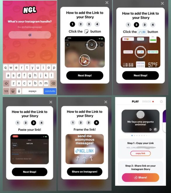 Como usar o NGL no Instagram para receber mensagens anônimas